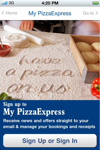Pizza Express iPhone App - FanAppic.com