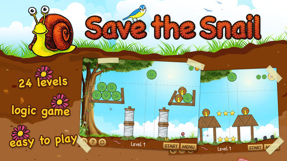 Save The Snail HD: Crawl to victory in cute platform game - FanAppic.com